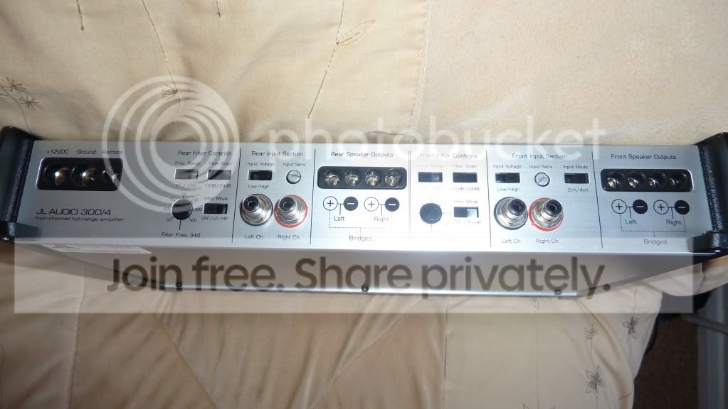 JL Audio 300/4 Amp & 2 x speakers | VW T4 Forum - VW T5 Forum